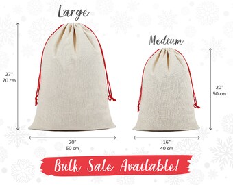 Large Santa Sack | Etsy