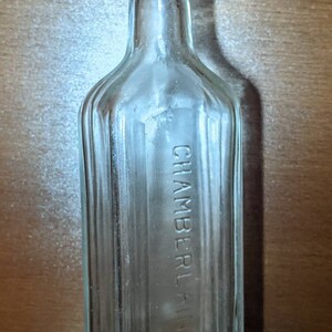 1930’s Antique Glassware: "chamberlain's" Bottle in Excellent Condition ...