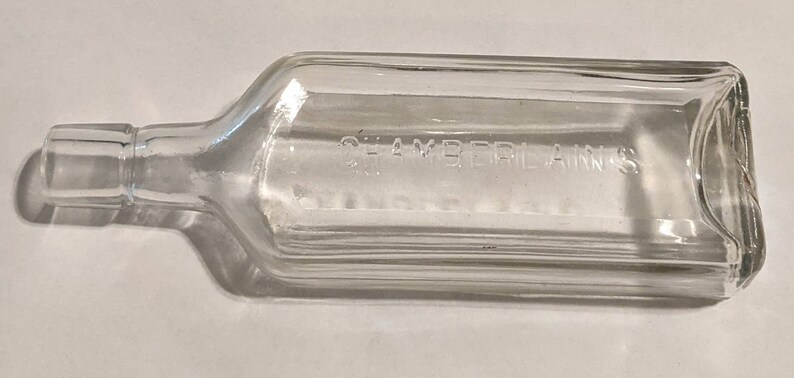 1930’s Antique Glassware: "chamberlain's" Bottle in Excellent Condition ...