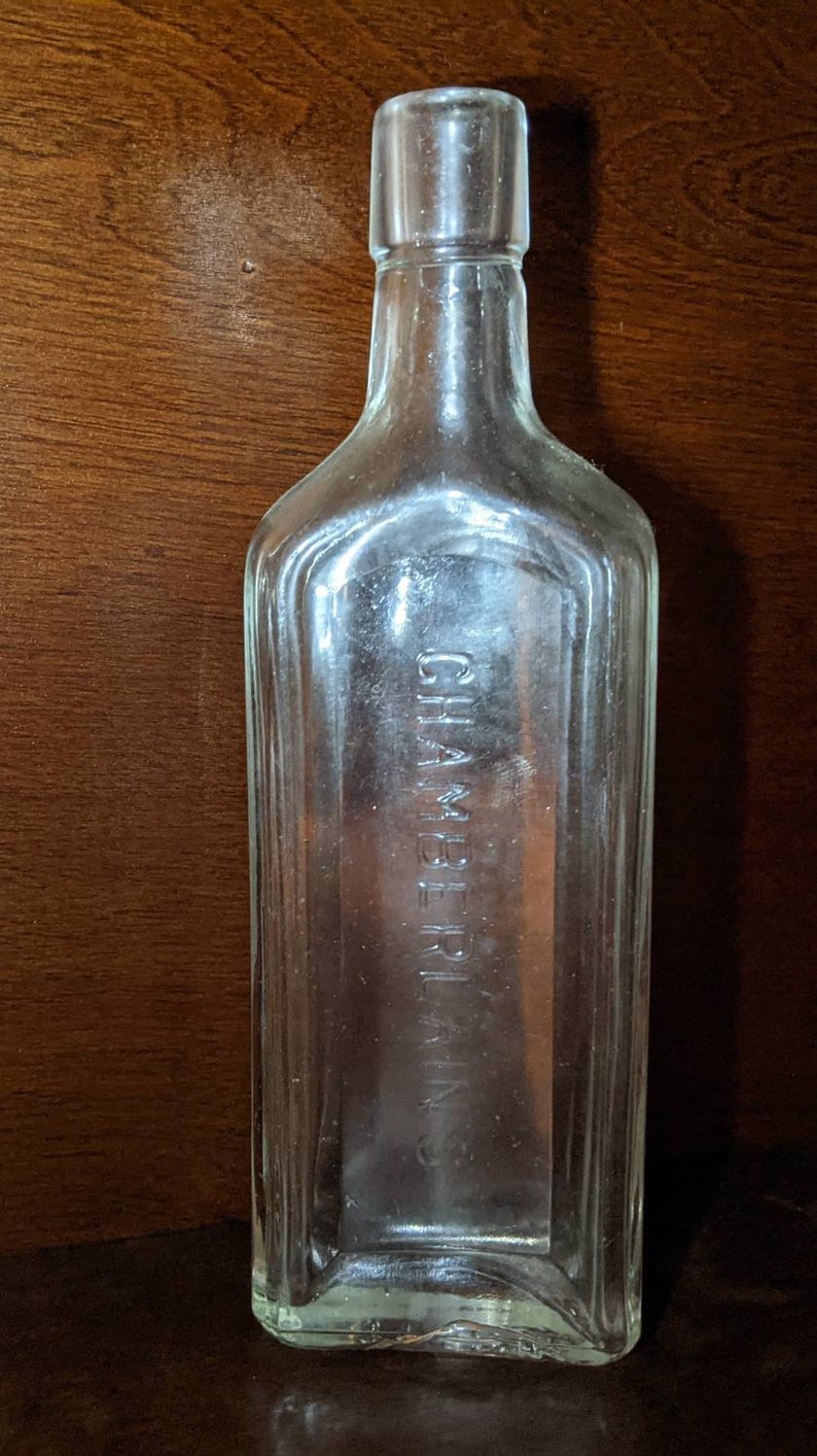 1930’s Antique Glassware: "chamberlain's" Bottle in Excellent Condition ...