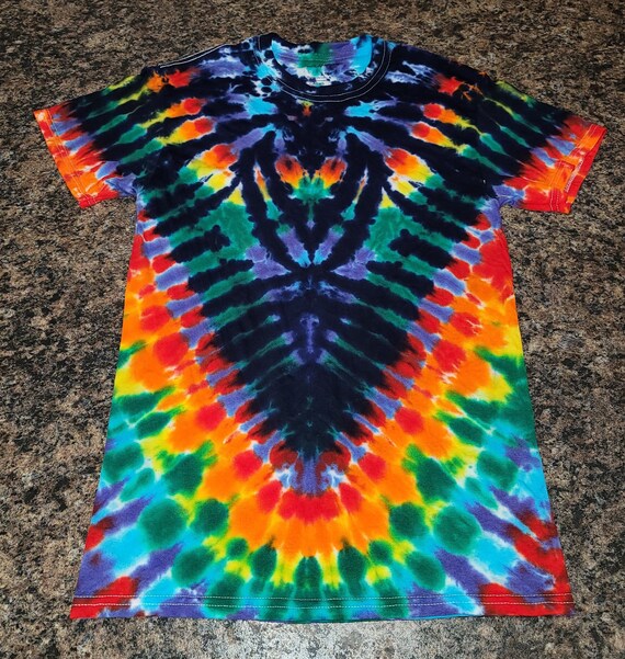 Youth Rainbow DNA Tie Dye/ Spider Patten | Etsy