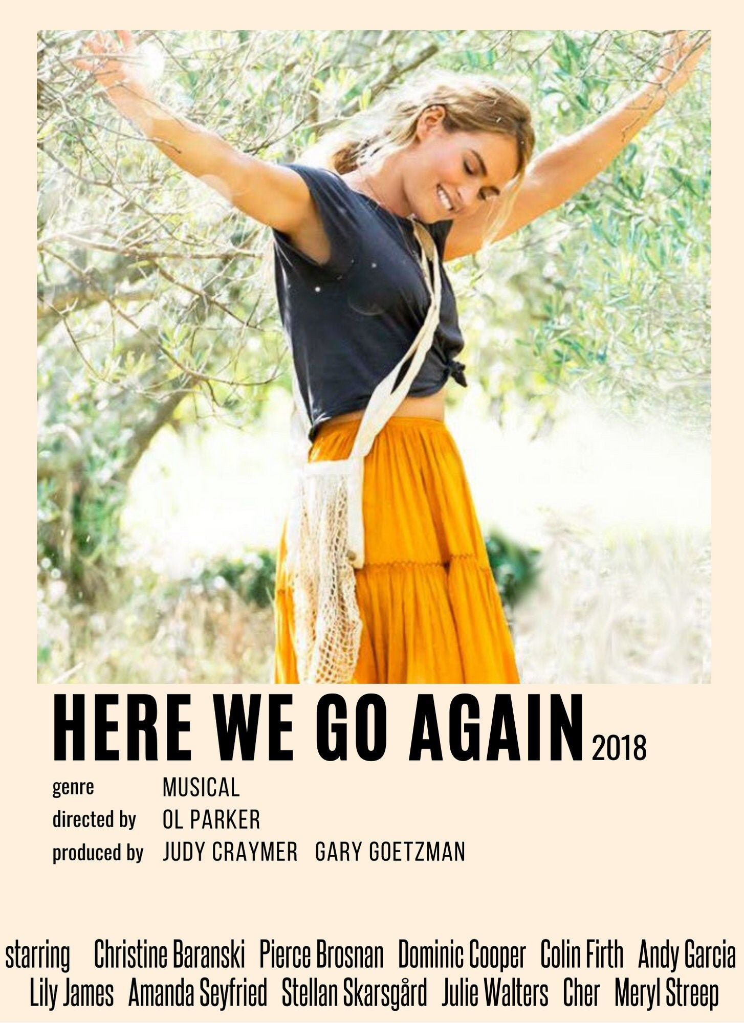 Mamma Mia:here We Go Again Poster - Etsy