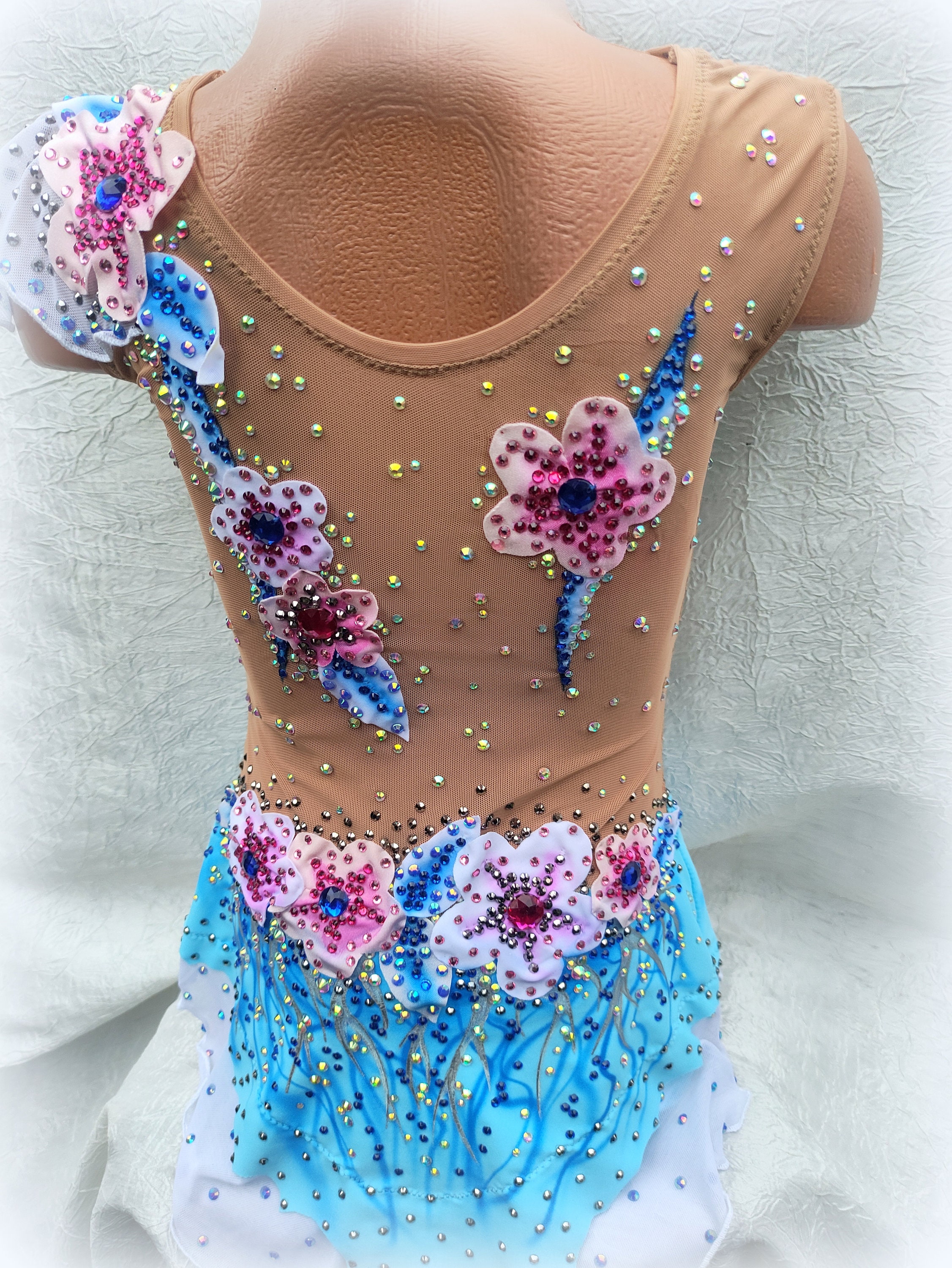 Rhythmic Gymnastics Leotard for Girls, Costume for Competition and ...