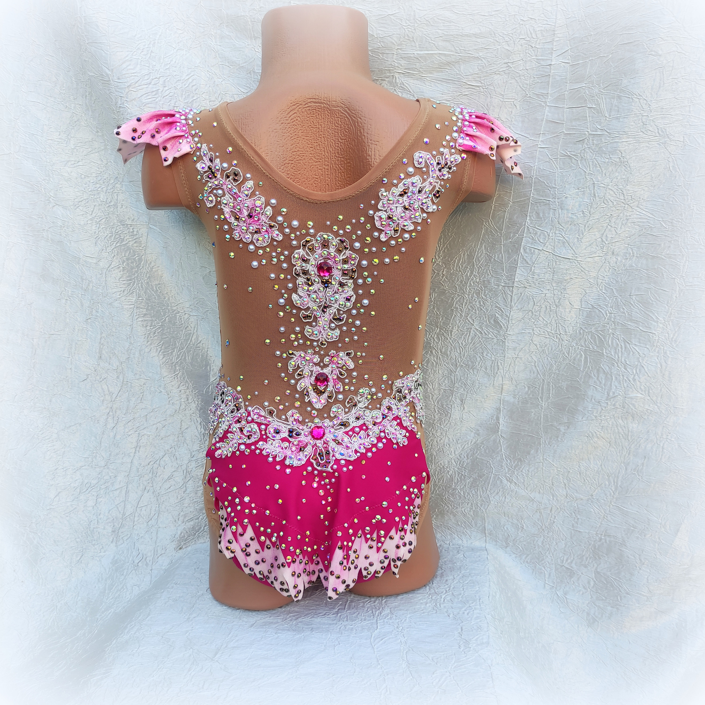 Rhythmic Gymnastics Leotard in Pink, RG Leotard for Girl , Costume for ...