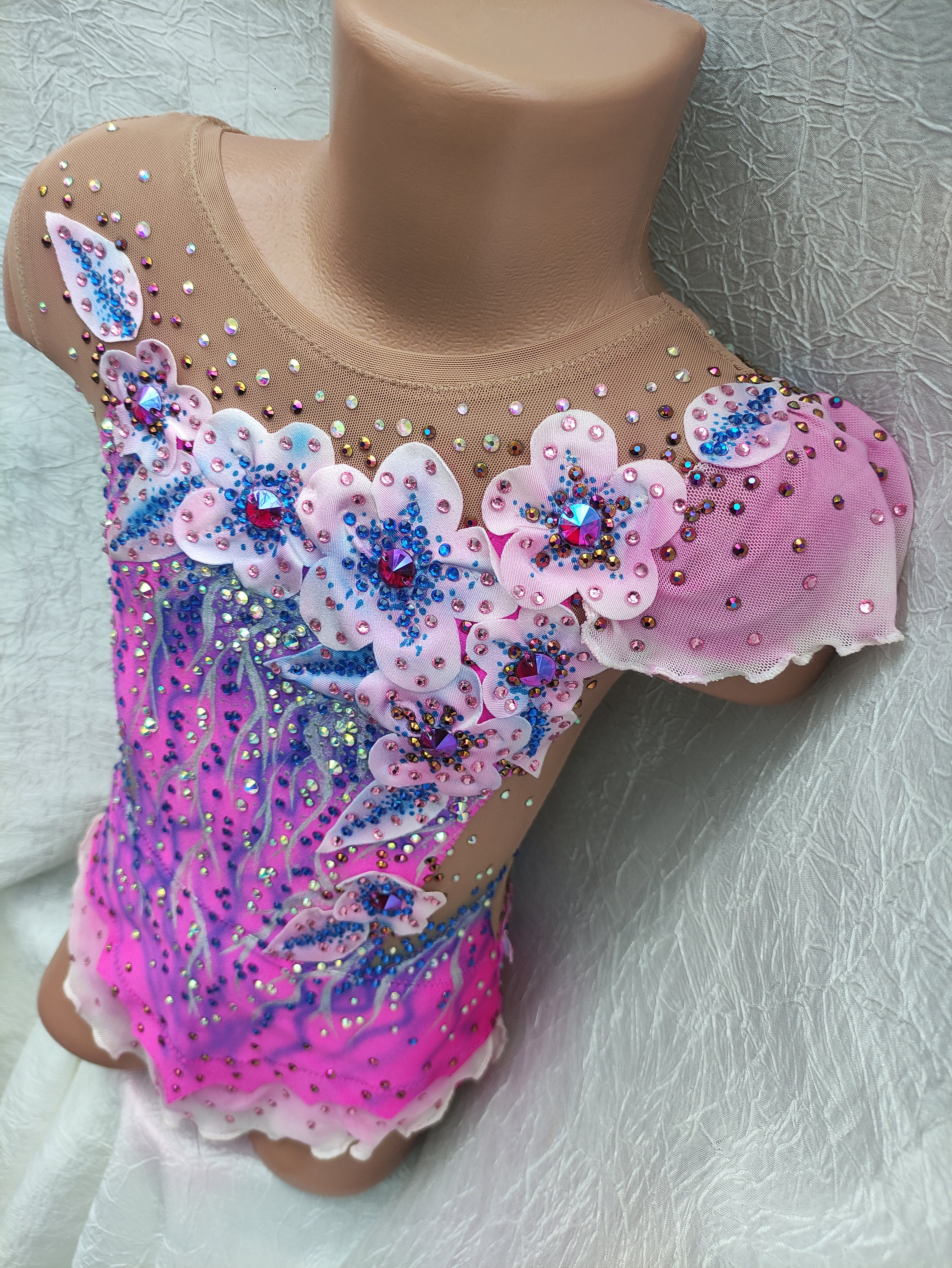 Rhythmic Gymnastics Leotard for Girls Costume for Competition - Etsy