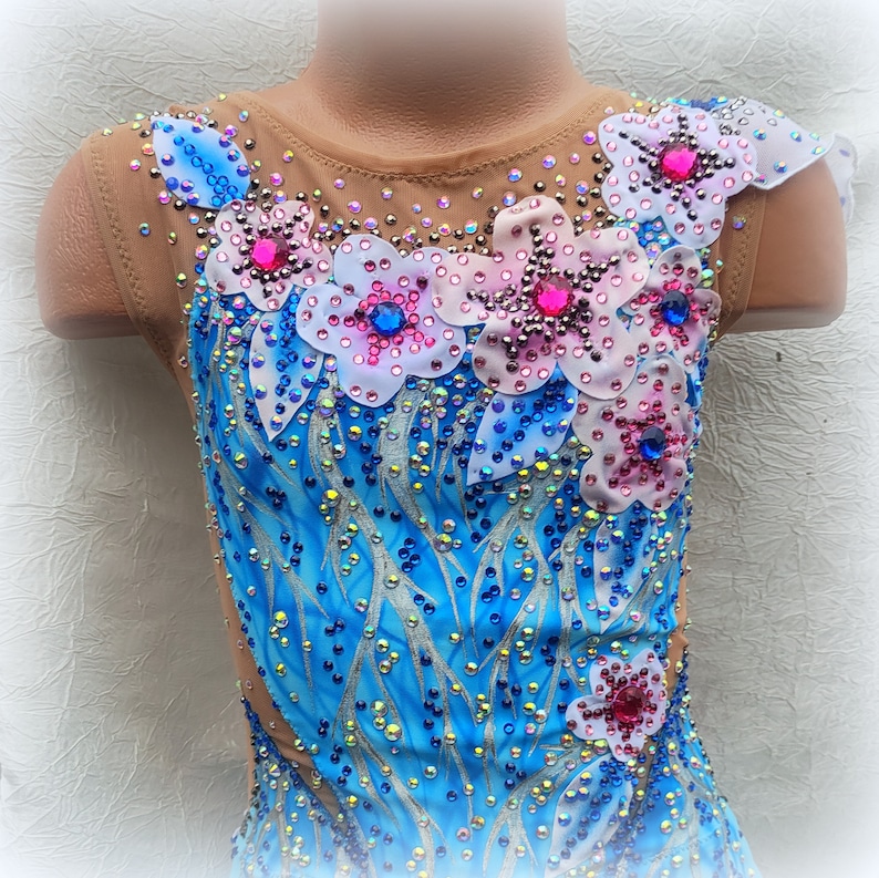 Rhythmic Gymnastics Leotard for Girls, Costume for Competition and ...