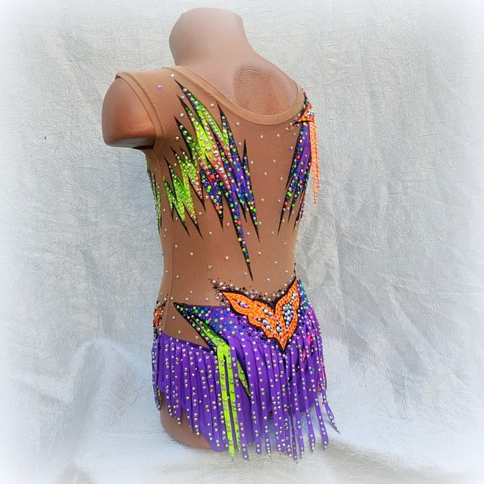 Rhythmic Gymnastics Leotard for Girls, Costume for Competition of ...