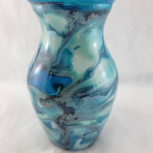 Painted Glass Vases - Etsy