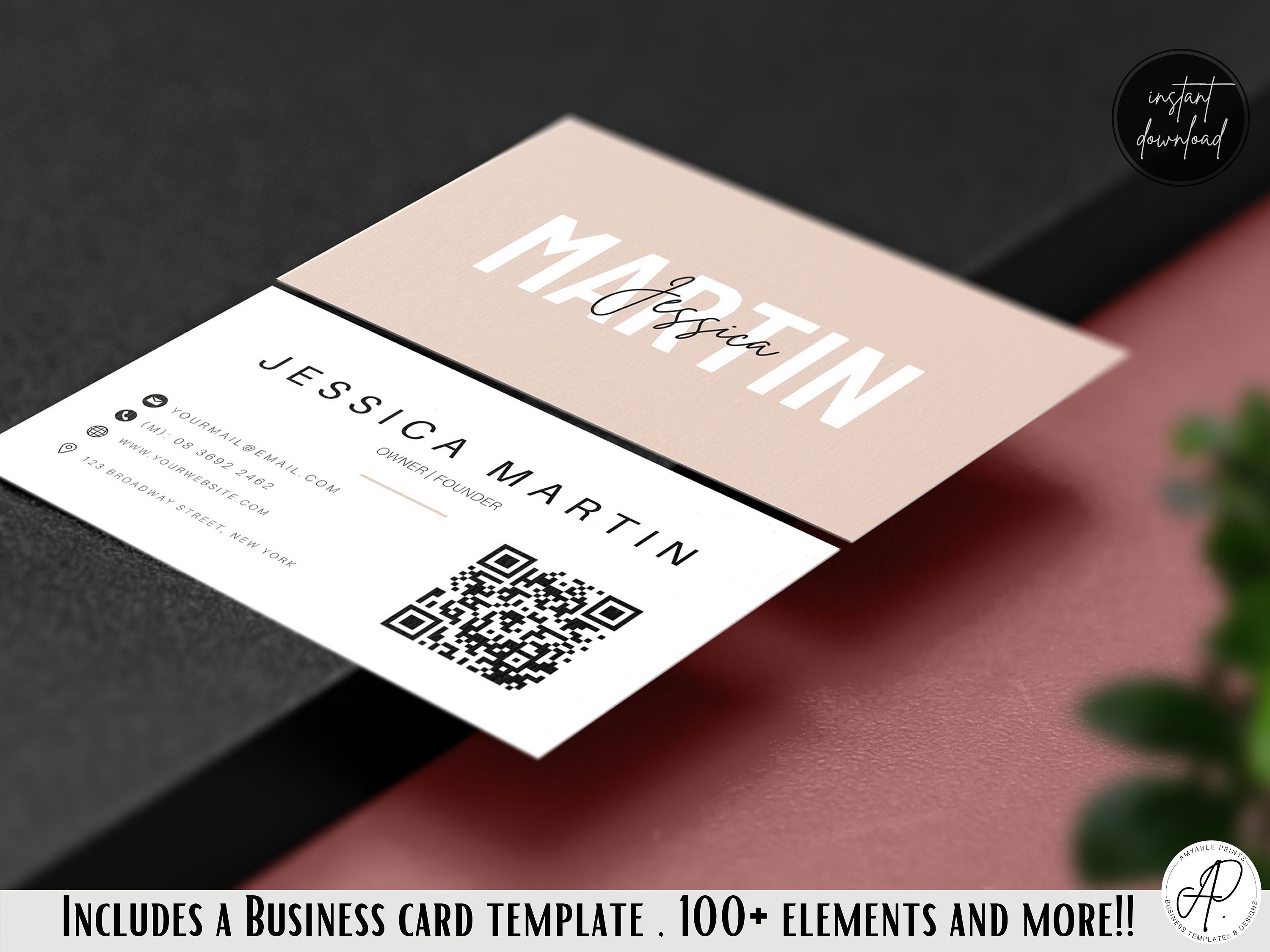 Staples Business Cards Template