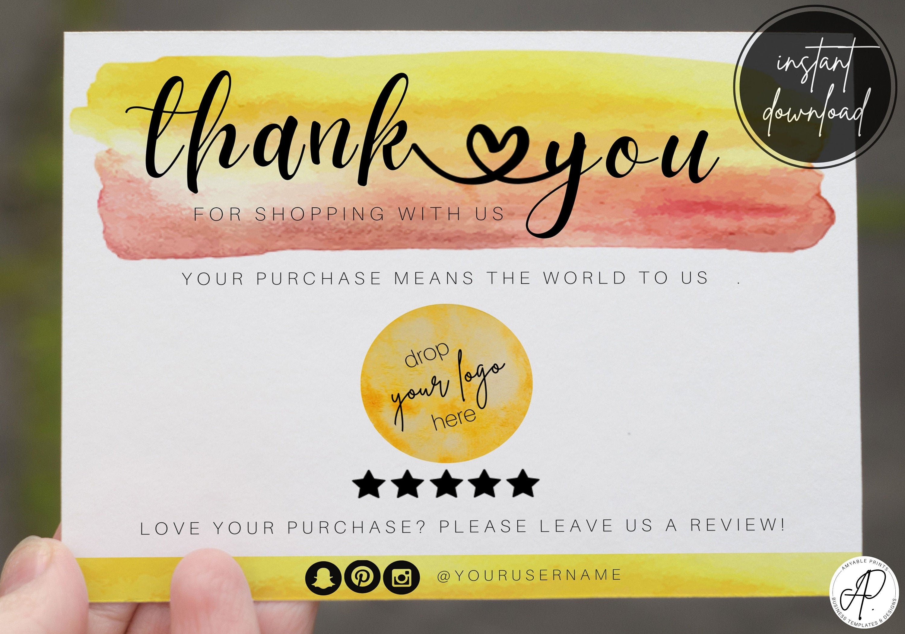 poshmark-thank-you-cards-small-business-thank-you-instant-etsy