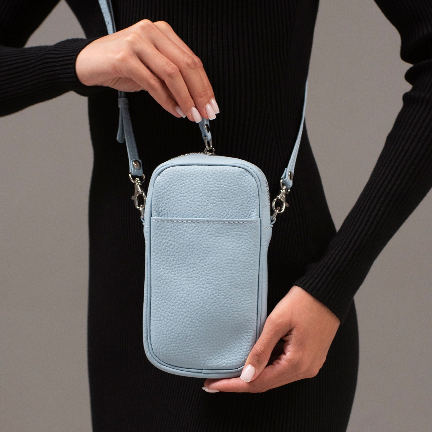 Leather Smartphone Bag, Cell Phone Purse, Mobile Phone Pouch, Smart ...