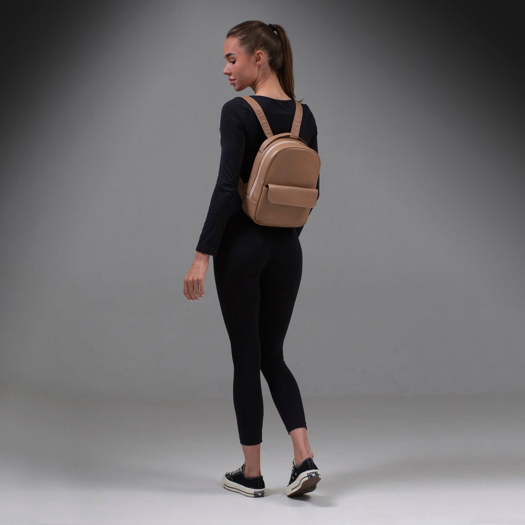 Leather Backpack for Women, Handmade Travel Backpack, Custom Mini ...