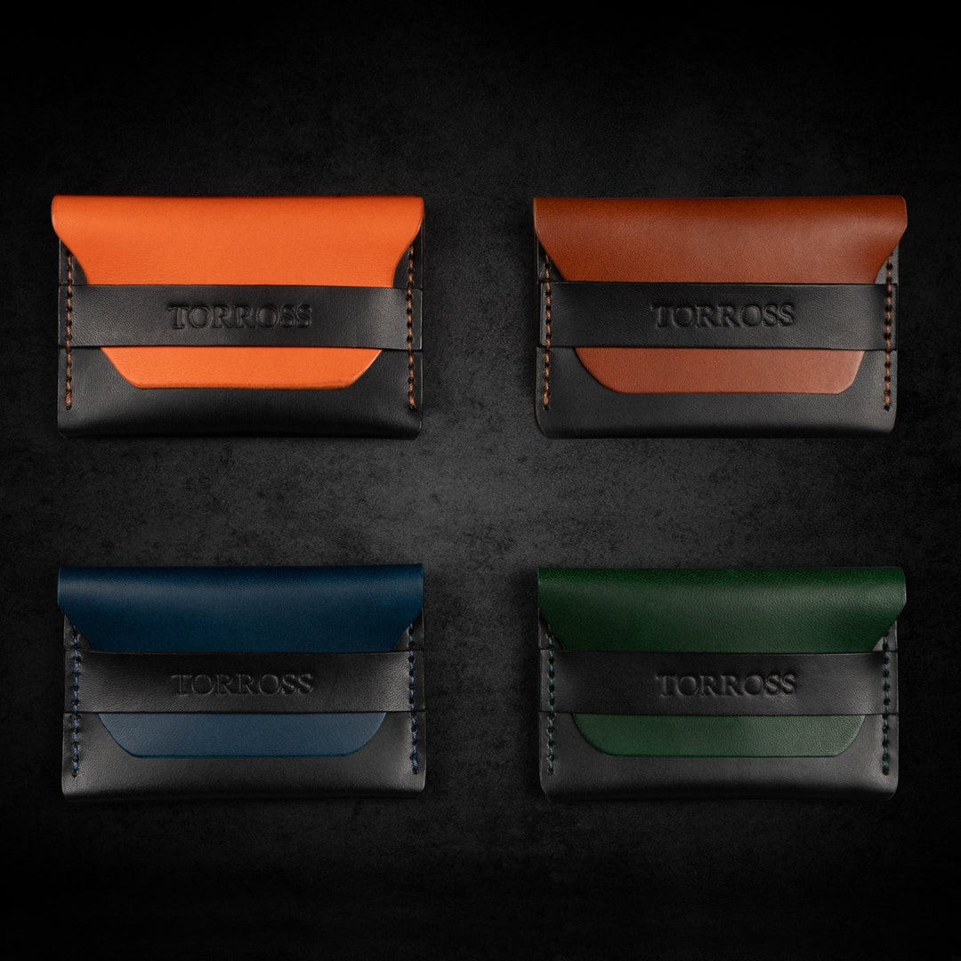 Leather Elk Wallet, Card Holder, Hand Made Wallet, Envelope Wallet ...