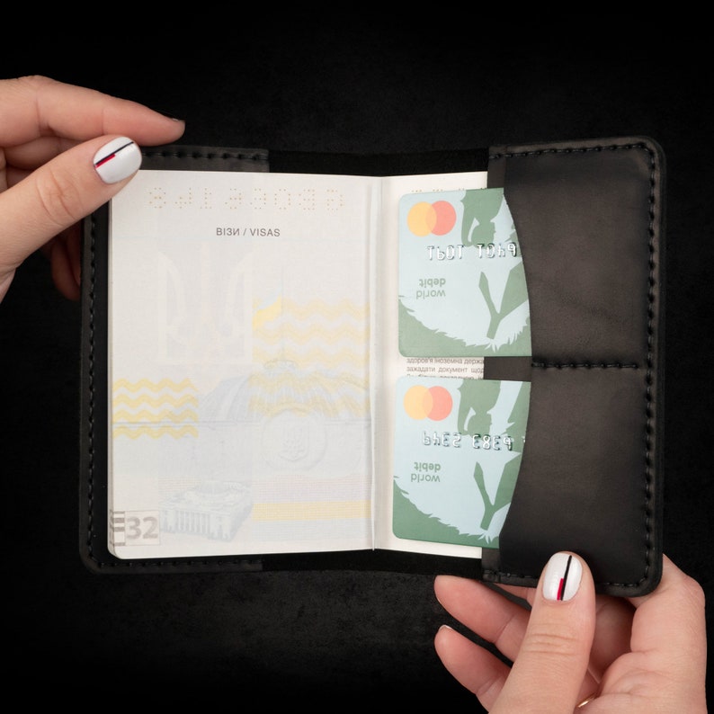 Leather Custom Passport Cover, Passport Holder, Case for Passport With ...