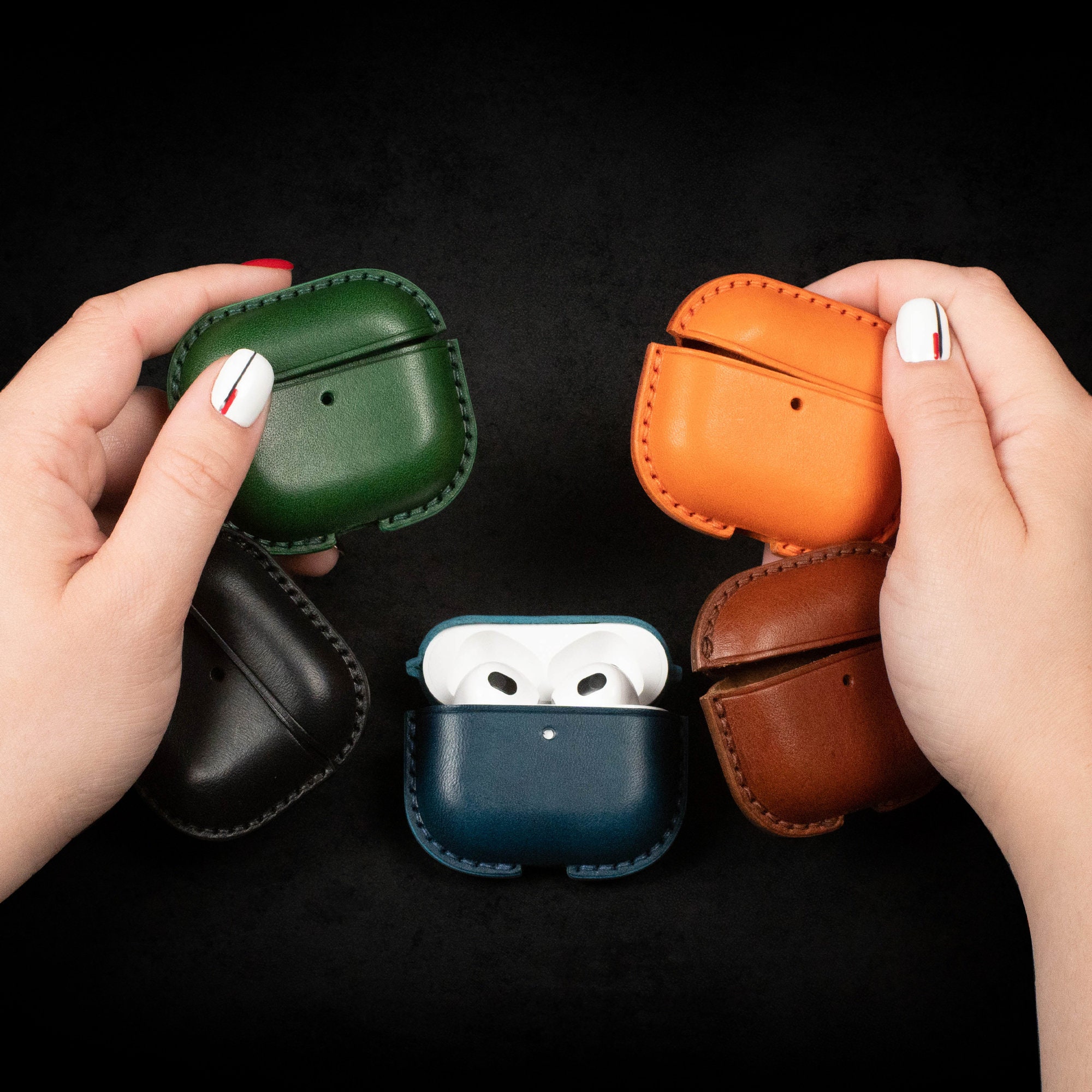 Leather Airpods Case for All Series Airpods 1 Case Airpods 2 - Etsy
