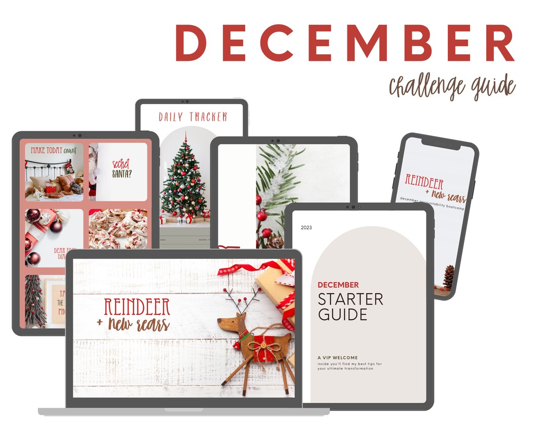 December Challenge Group Guide - Etsy