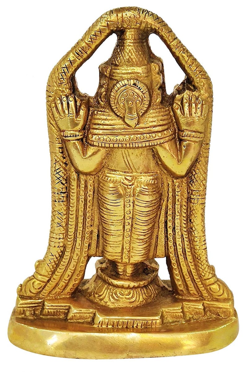 Lord Tirupati Balaji Brass Lord Sri Venkateswara Incarnation of Lord ...