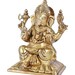 Lord Ganesha Brass Statue Religious Strength God Sculpture - Etsy