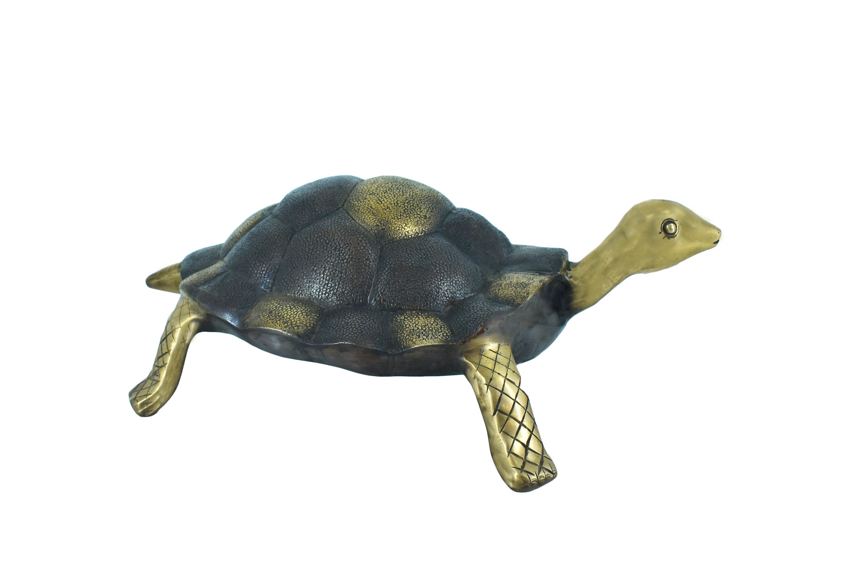 Large Brass Turtle Statue Decoration Crafts Brass Turtle Crafts Animal ...