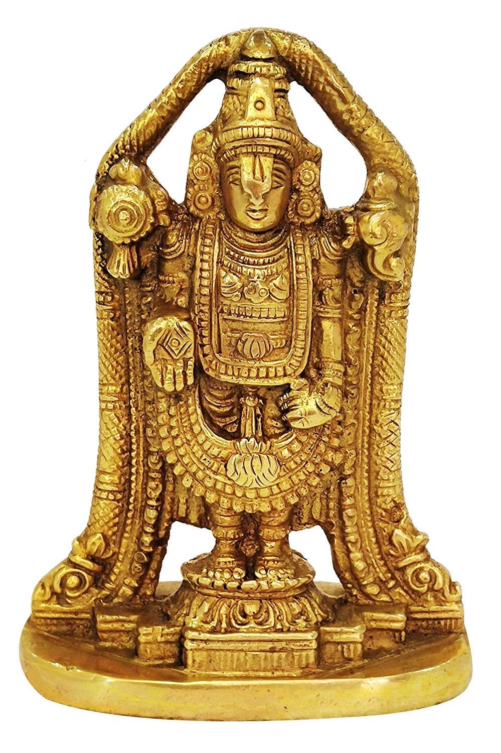 Lord Tirupati Balaji Brass Lord Sri Venkateswara Incarnation of Lord ...