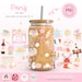 Paris Glass Can Wrap, French Bakery Glass Wrap, Eiffel Tower, Cute ...