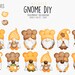 Pumpkin Pie Gnome Clipart, Gnomes Pumpkin Pie Clipart, Pumpkin Gnomes ...