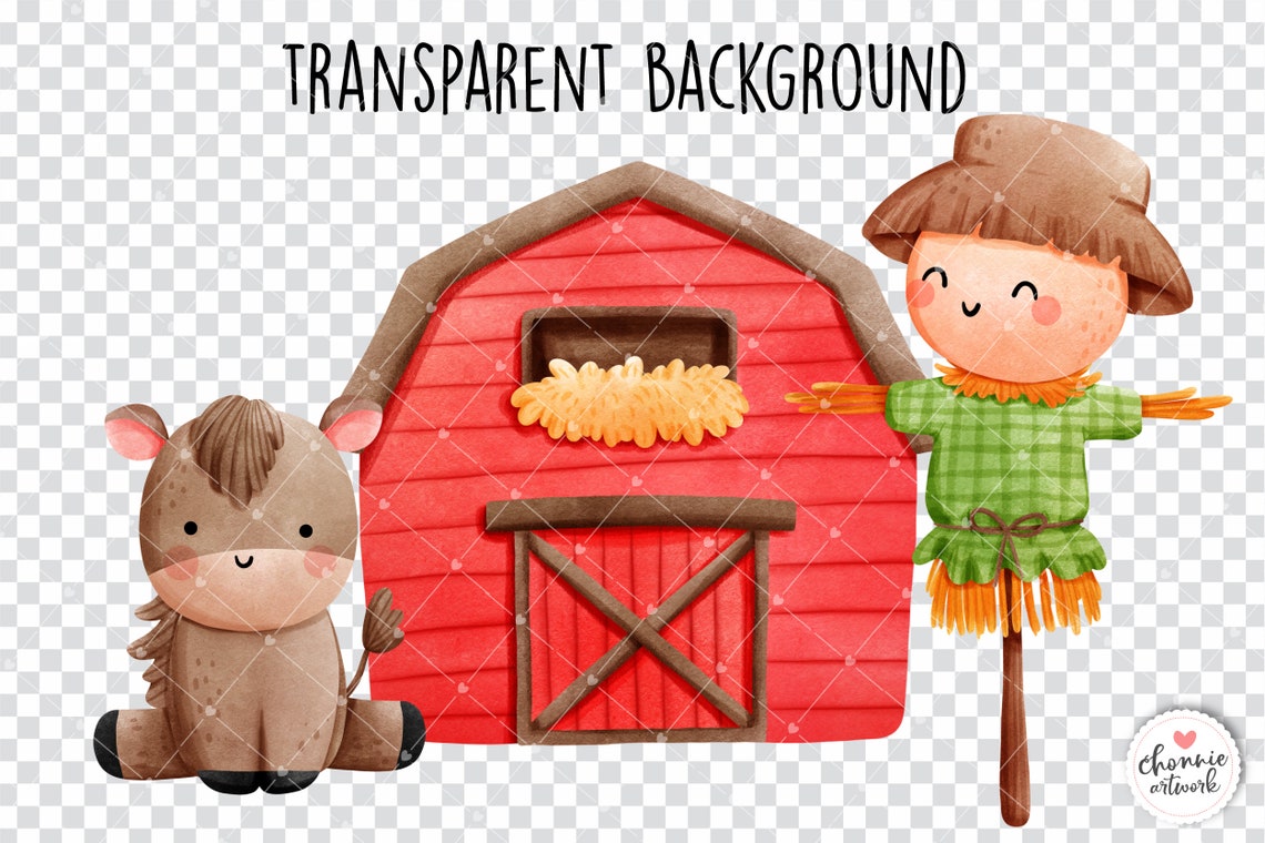 Farm Animals Clipart Farm Clipart Animal Clipart Happy Farm - Etsy Canada