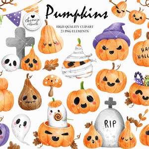 Halloween Clipart Bundle, Halloween Clipart, Halloween Costume, Pumpkin ...