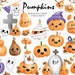 Halloween Clipart Bundle, Halloween Clipart, Halloween Costume, Pumpkin ...