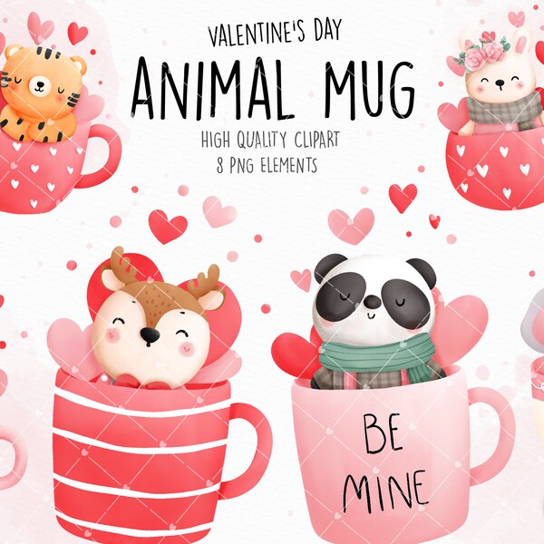 Valentines Clipart - Etsy