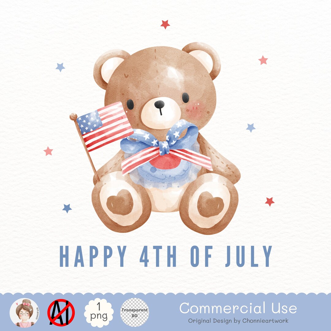 Coquette 4th of July Png, 4th July Bear Png, Western America Png ...