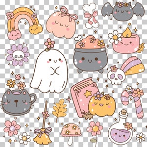 Groovy Halloween Clipart Retro Vintage Halloween Png Retro Fall Png ...