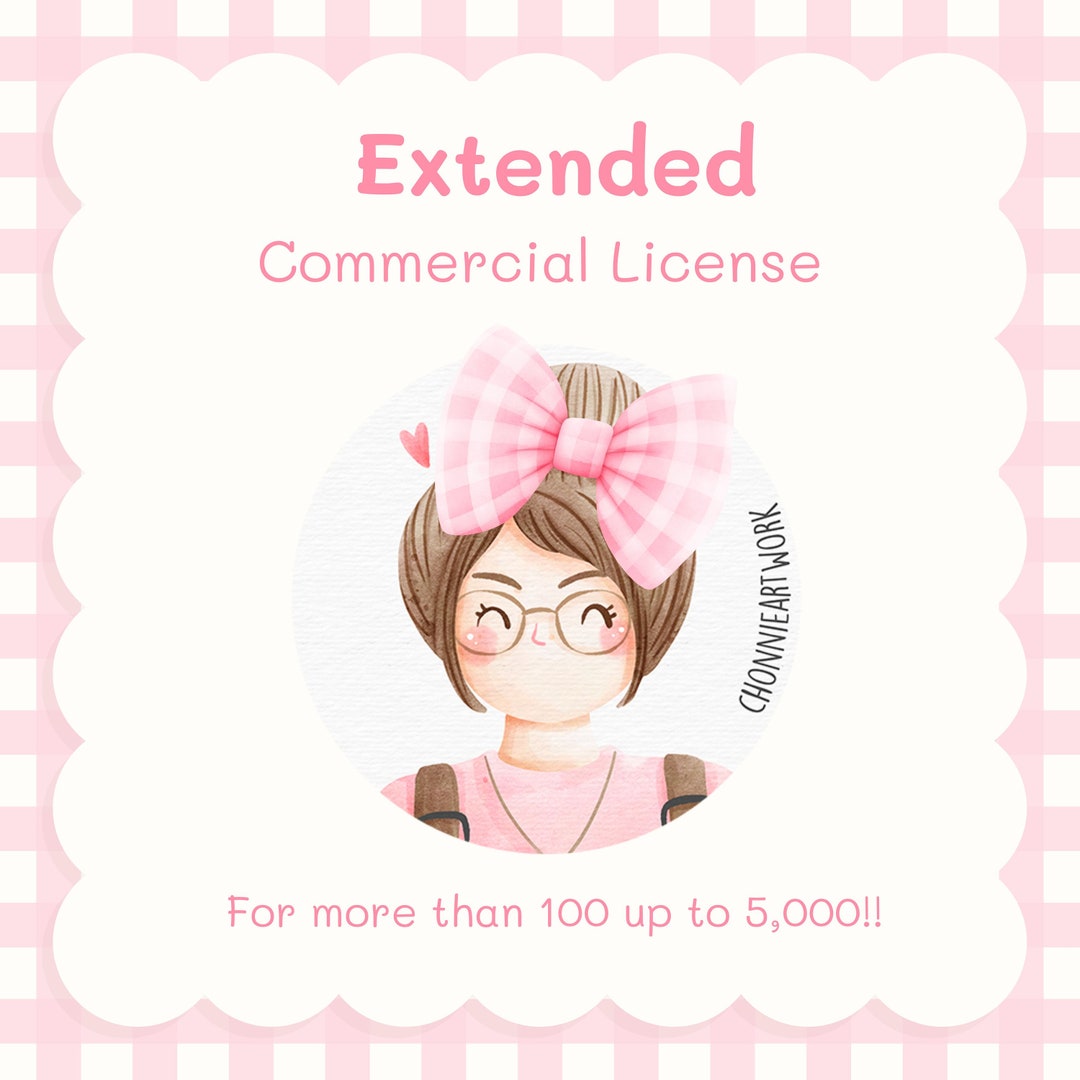 Commercial Use License for Sell up to 5000 Units - Etsy Hong Kong