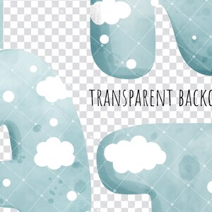 Blue Sky Alphabet, Cloud Alphabet, Angel Alphabet, Blue Font, Blue Sky ...