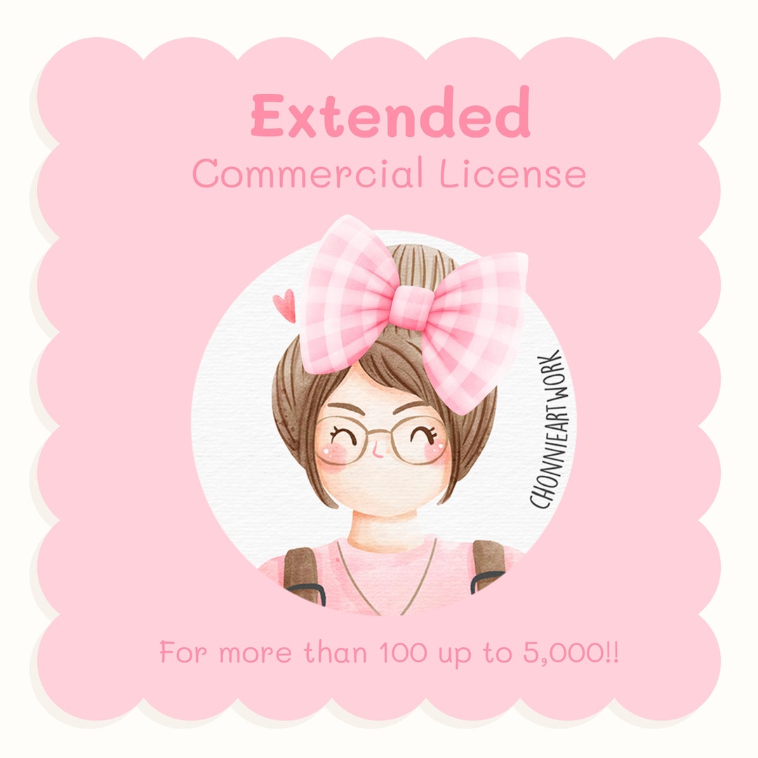 Commercial Use License for Sell up to 5000 Units - Etsy Hong Kong
