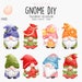 Ice Cream Gnome Clipart, Popsicle Gnome Clipart, Summer Gnome Clipart ...
