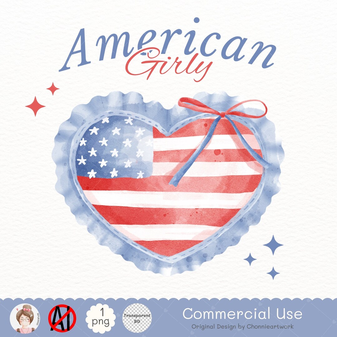 American Girly Png, Coquette 4th of July Png, Western America Png, 4th ...