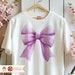 Watercolor Purple Coquette Ribbon Clipart Gift Bow Clipart Fashion ...