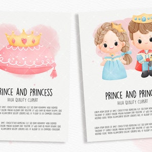 Prince and Princess Clipart, Castle Clipart, Fairytale Clipart ...