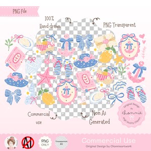 Coquette Nautical Cup Wrap, Nautical Coquette, Girly Summer Cup Wrap ...