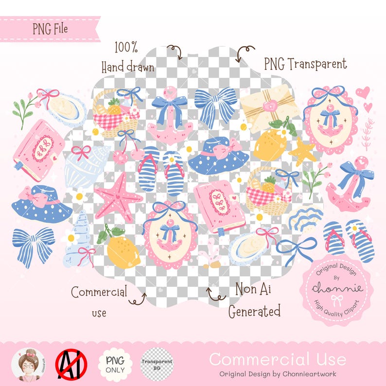 Coquette Nautical Cup Wrap, Nautical Coquette, Girly Summer Cup Wrap ...