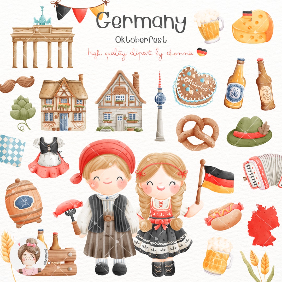 Germany Symbol Landmarks Clipart,germany Clipart, German Clipart ...