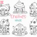 Gnomes House SVG, Gnome House Digital Stamps, House of Gnomes Clipart ...