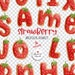 Strawberry Cookies Alphabet, Strawberry Alphabet, Valentines Alphabet ...