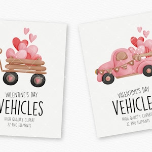 Valentine's Vehicles Clipart, Valentine's Day Clipart, Valentine's Car ...