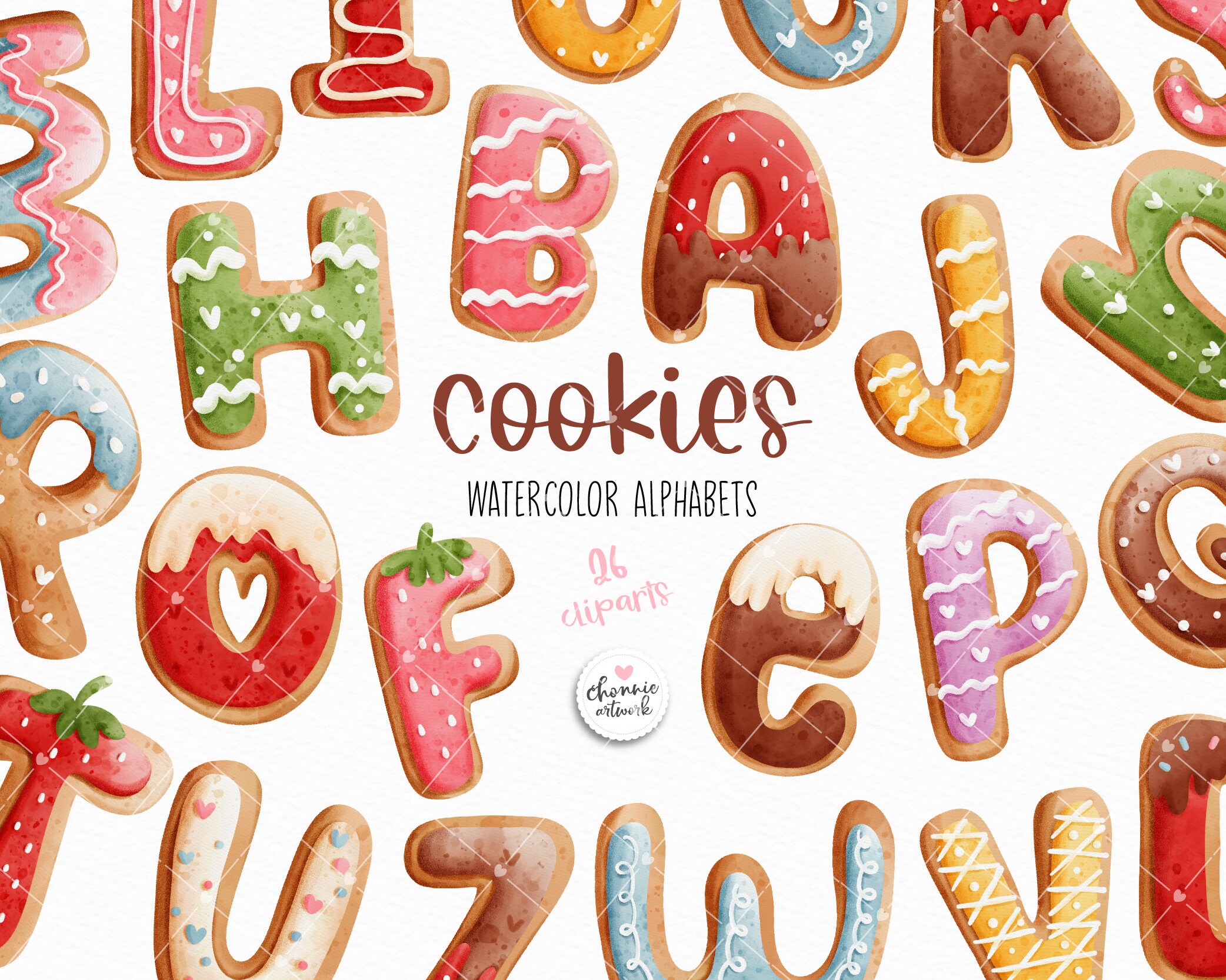 Cookies Alphabet, Christmas Alphabet, Valentines Alphabet, Love ...