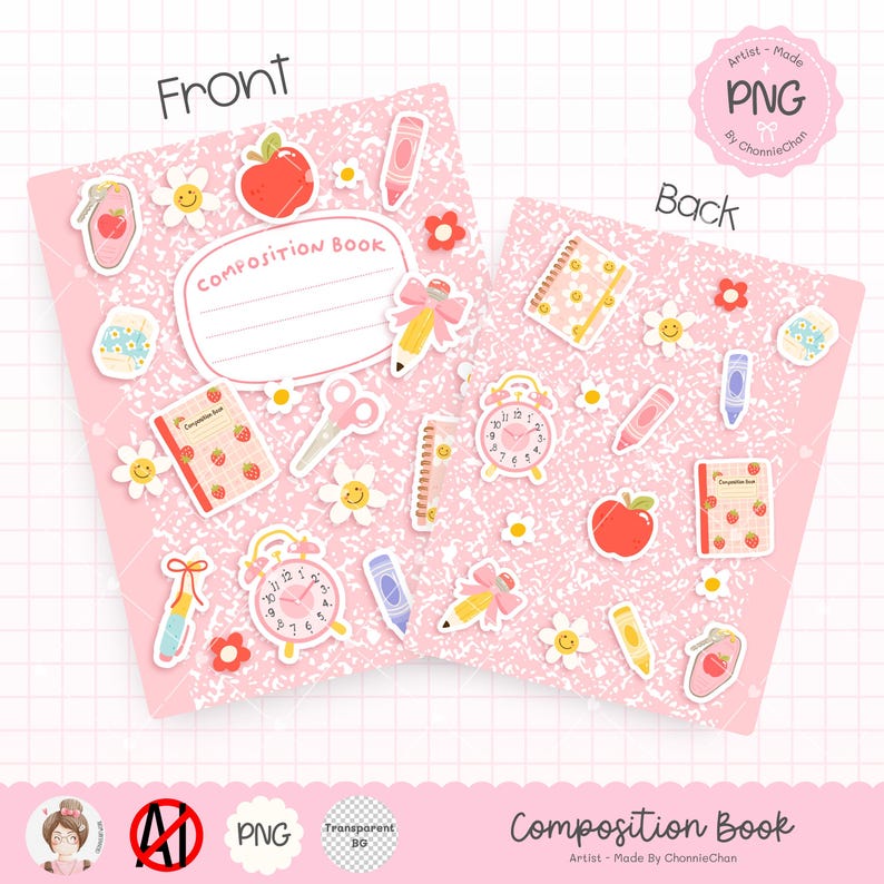 Composition Book Cover, Composition Book Gift, Teacher Composition Book ...