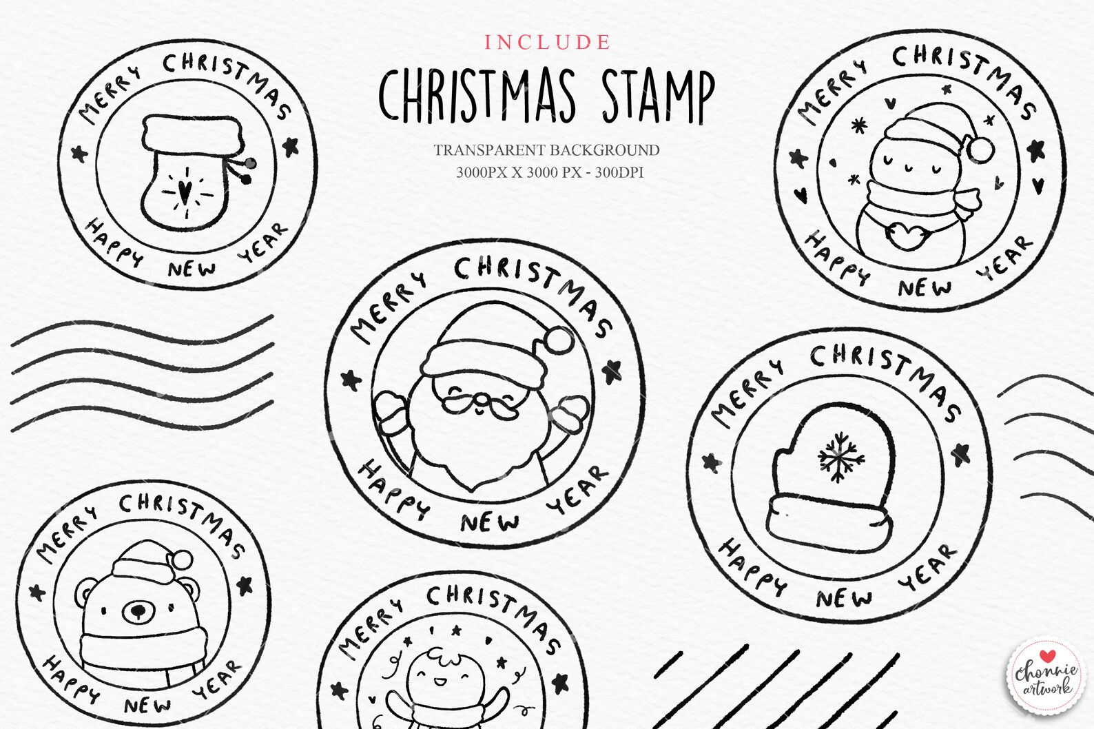 Christmas Mail Clipart, Christmas Delivery Clipart, Christmas Gift ...
