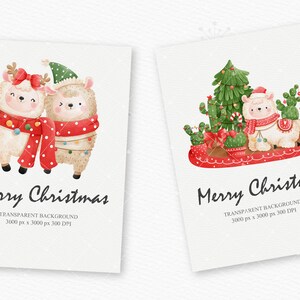 Christmas Llama Clipart, Llama Clipart, Christmas Clipart, Christmas ...