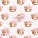Coquette Teddy Bear Seamless Patterns, Teddy Bear Pattern, Teddy Bear ...